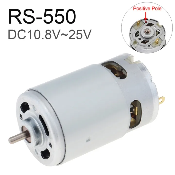 RS550 DC Motor 12V 14.4V 16.8V 21V 25V Electric Tools Motor for ...