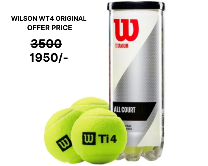 Wilson Titanium 3 Balls WT4 Original | Nassau T10 Original | Meister 4 ...
