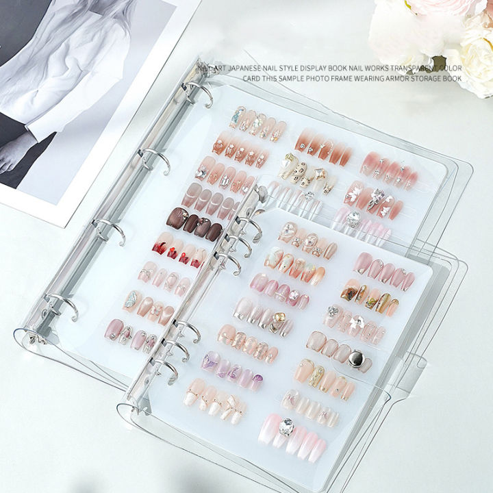 Nail Art Collection Album Nail Storage Clip Nail Display Board ...