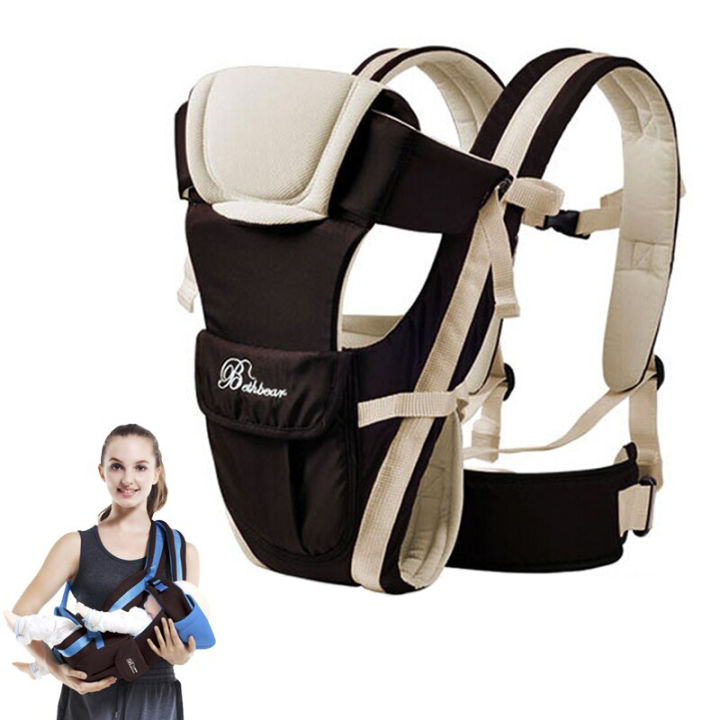 Baby Carrier 0-30 Months Breathable Front Facing 4 in 1 Infant ...