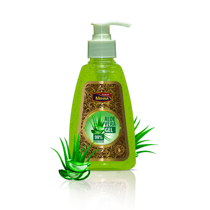 Menna Products 99% Pure Aloe Vera Gel (250ml) | Daraz.lk