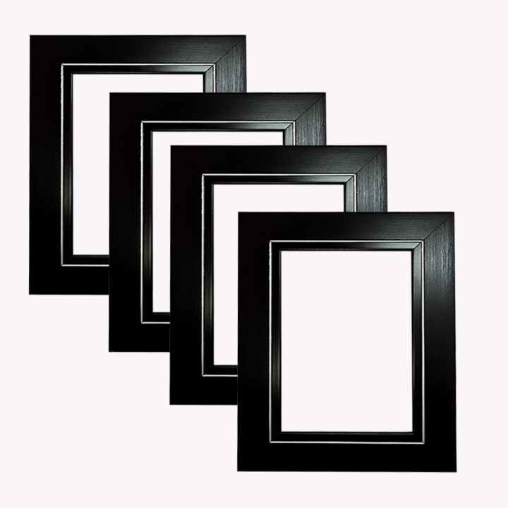 Photo Frame Black Silver Line Photo Frames for Wall Art Picture Frames ...