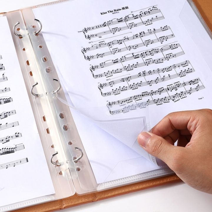40 Pockets A4 Size Piano Score Folder Music Sheet File Holder Document ...