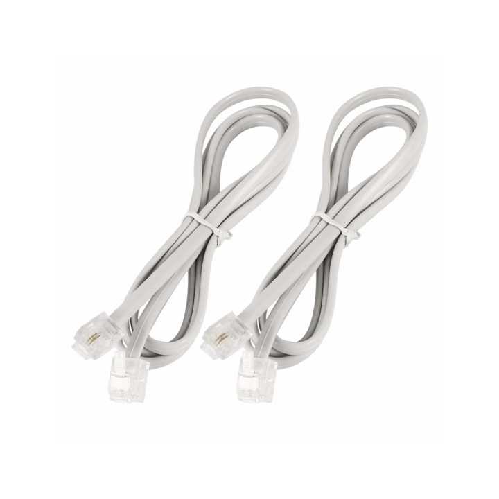5M RJ11 Telephone Cable Telephone Modem Cable Phone Cable - RJ11 Male ...
