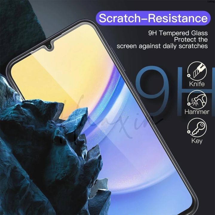 Luting, 1 to 4 Glass Screen Protector 9D Tempered Glass 4G 9 A15 5 for ...