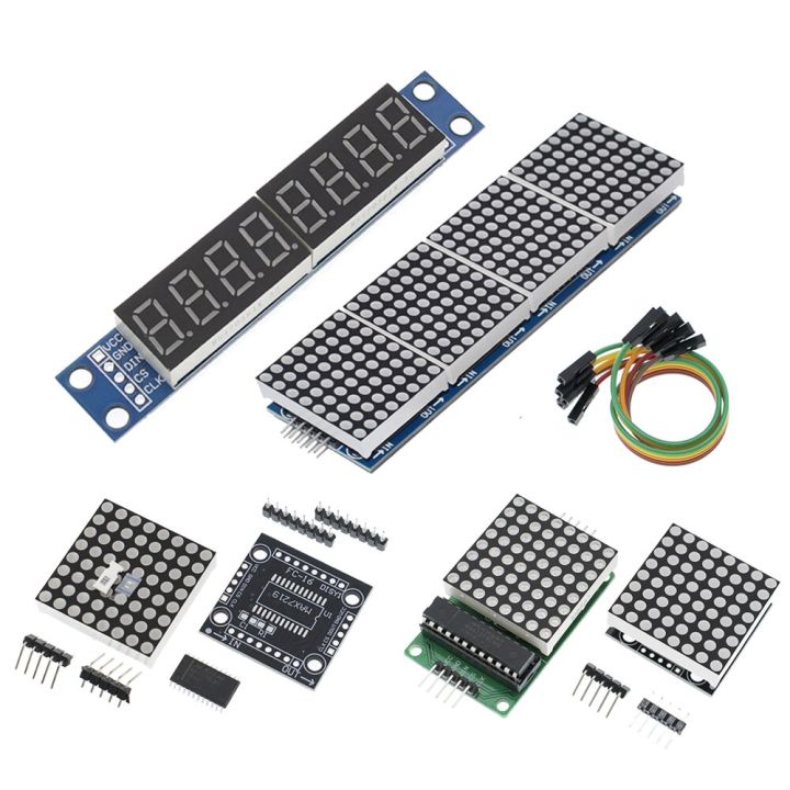 Max7219 Dot Matrix Module Microcontroller Display Module Mcu Led