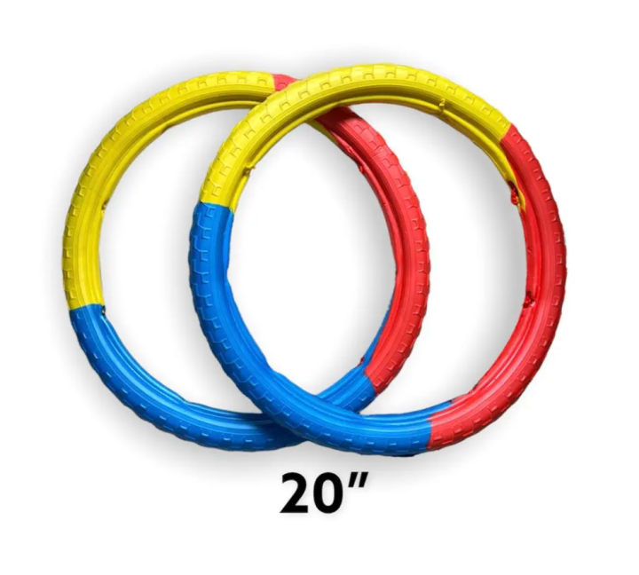 Kids Bicycle Tyre BMX EVA, 20-inch Size Colorful Full Foam Tyre | Daraz.lk