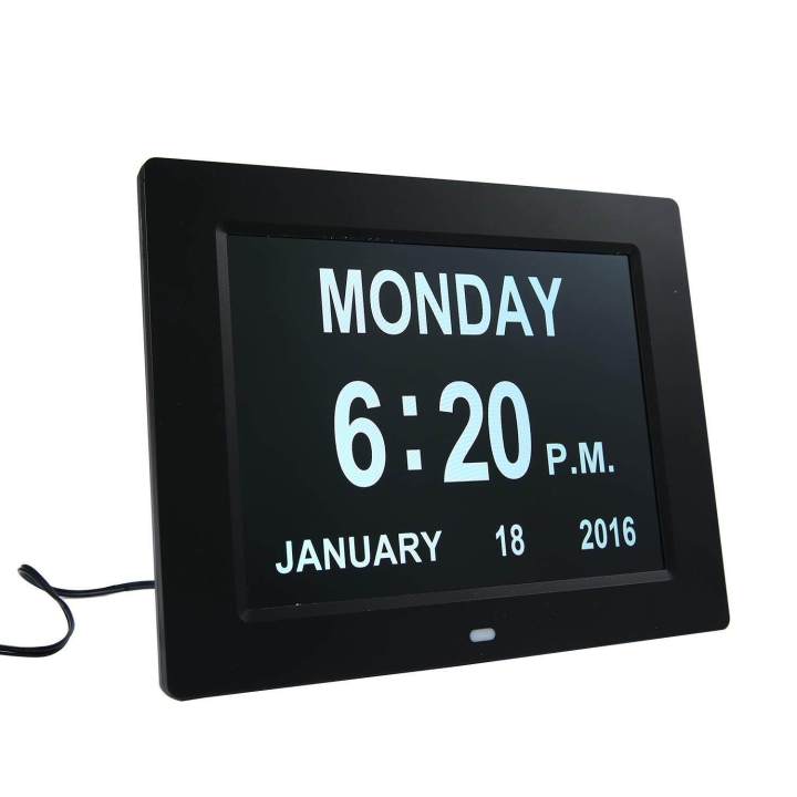 Digital Calendar Day Clock Desktop / Wall Clock With Day CyclesUS ...