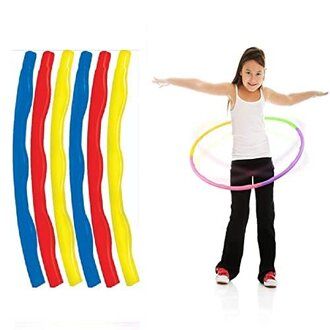 Hula Hoop Consists of 6 Inter-Lockable Pieces Hula Hoop Ring Zig Zag ...