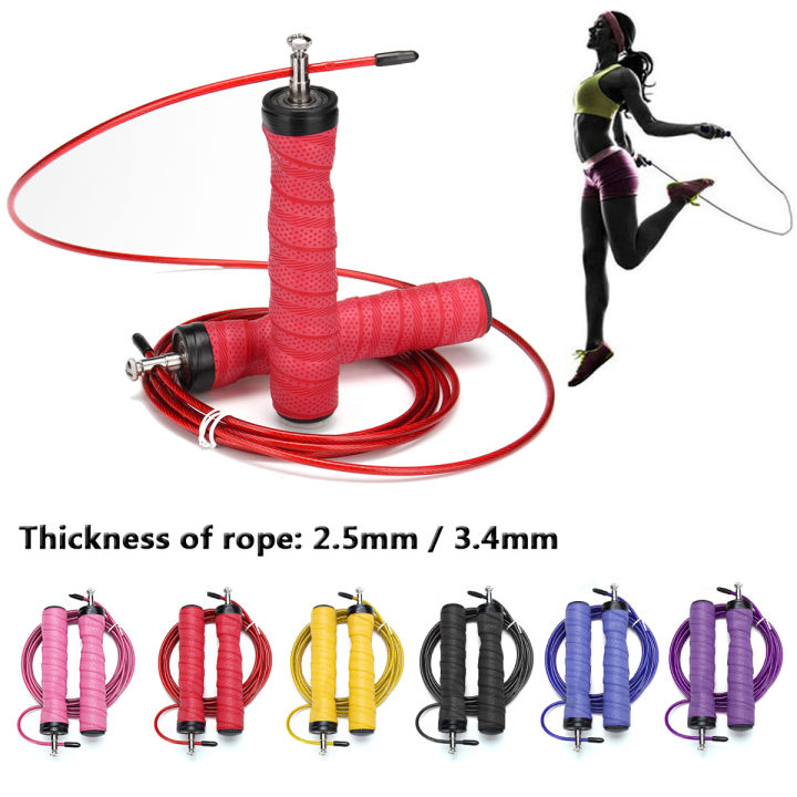 【Fanco Toy store】Speed Rop Weighted Jump Ropes Adjustable Steel Wire ...