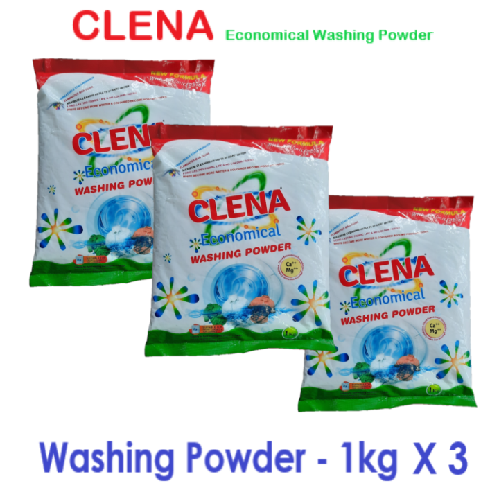 Washing Powder 1 kg X 3 | Daraz.lk