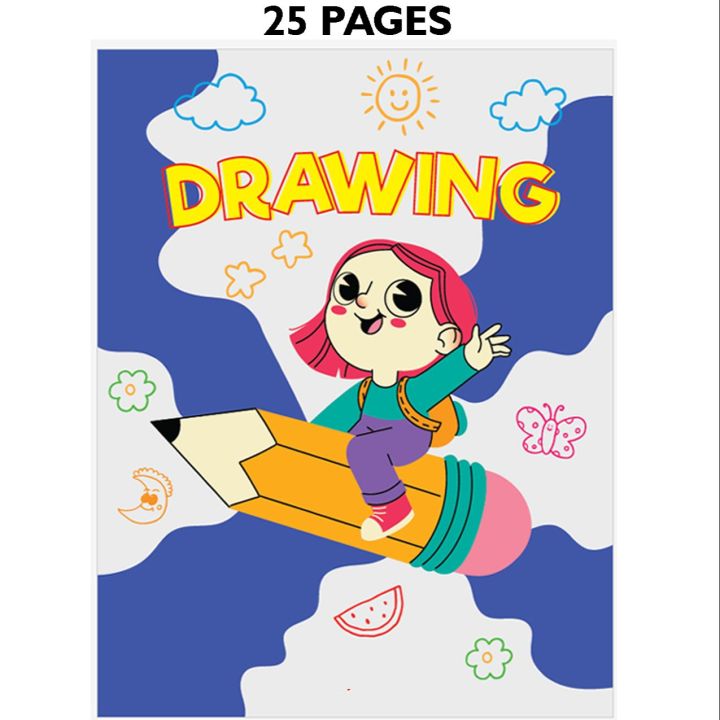 25 Pages Trace and Drawing Book for Kids Learning Activities | Daraz.lk