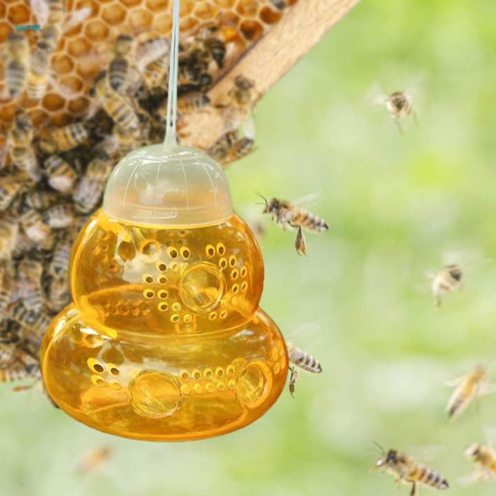 Wasp Highly Effective Hanging Farm Portable Yard Bee Traps Catcher ...