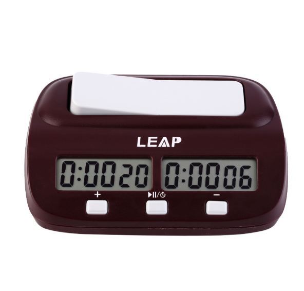 LEAP Chess Clock Digital Chess Timer Professional for Board Games Timer with Alarm Function ...