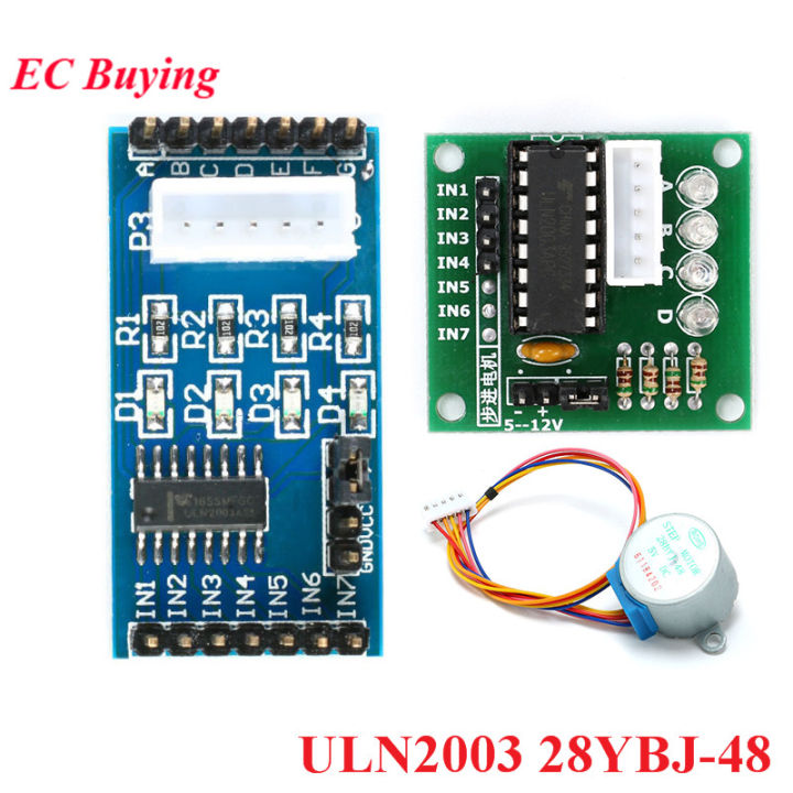 28byj-48 Dc 5v 12v Reduction Step Motor Uln2003 Gear Stepper Motor 4 ...