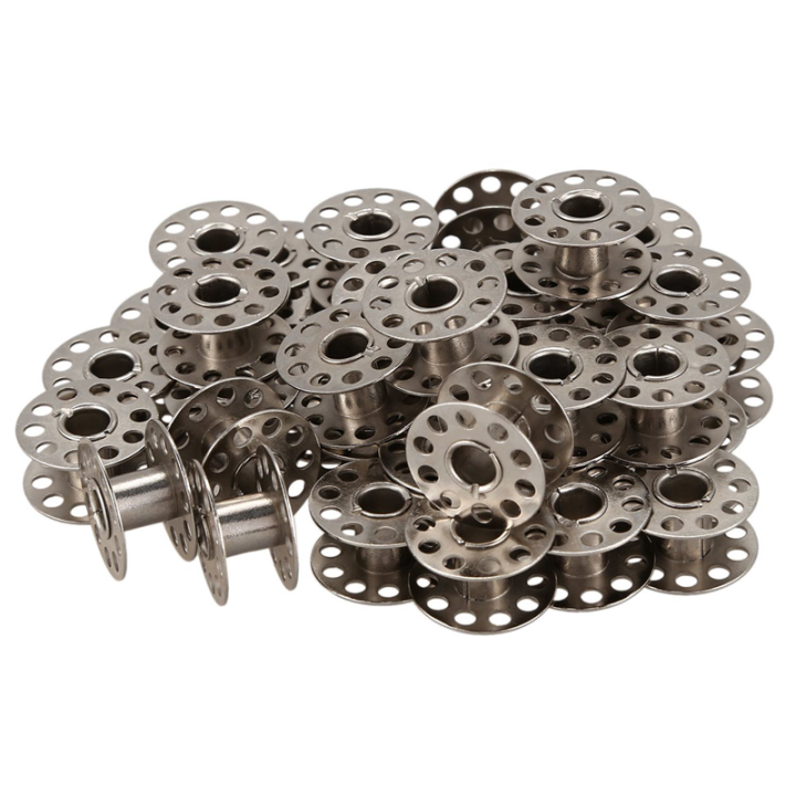 EITGZWAS 80Pcs Sewing Machine Bobbins Stainless for Household Singer 15 ...