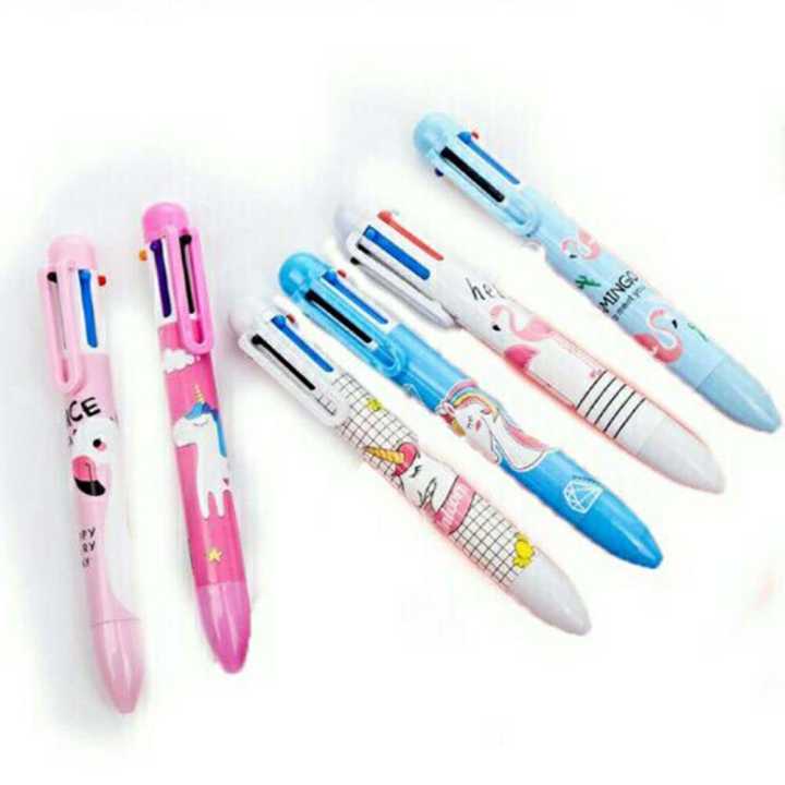 6 Colour tip top pen | Daraz.lk