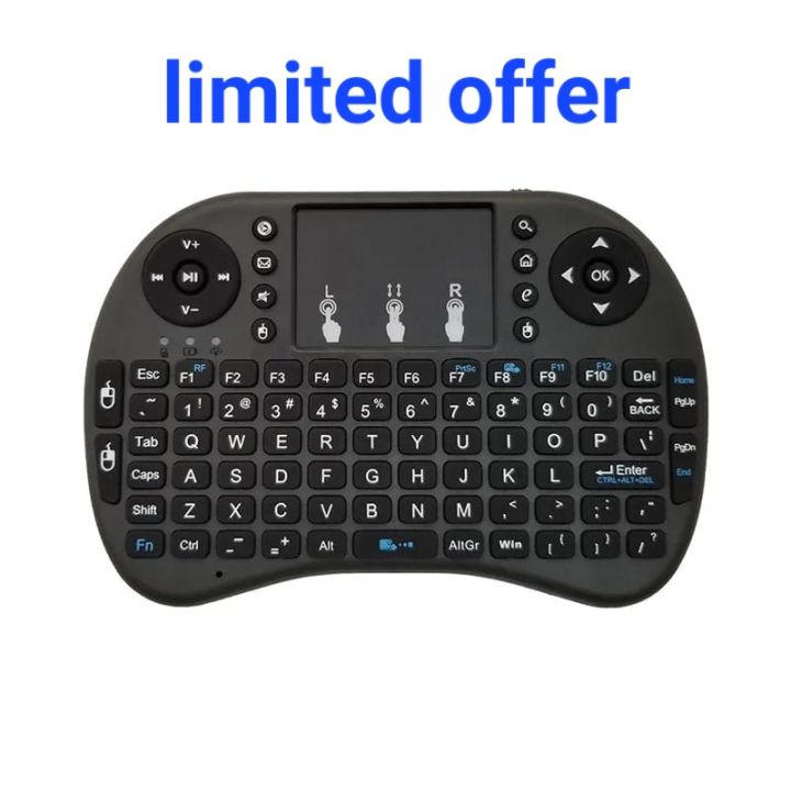 I8 Mini Wireless Keyboard 2.4G Air Mouse Remote Touchpad Use Dry ...