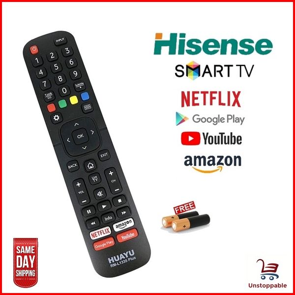 Hisense LED Smart TV Remote Controller L1335 & Free Batteries | Daraz.lk