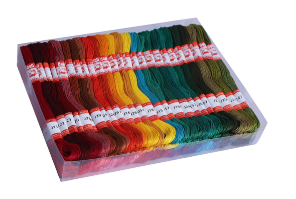 Embroidery Cotton Threads 100 Pieces Pack. | Daraz.lk