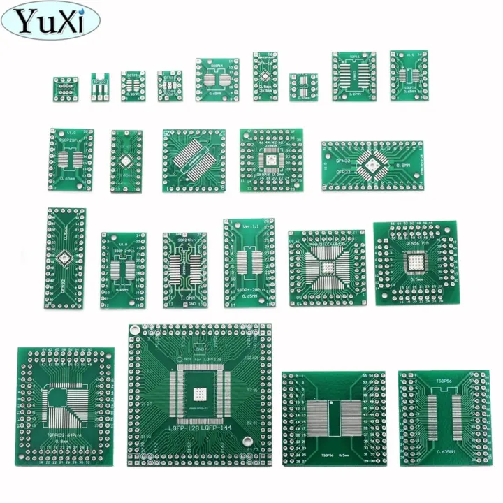 Yuxi Adapter Circuit Board Kit Smd Qfp Lqfp Qfn Turn To Dip Sop Ssop ...