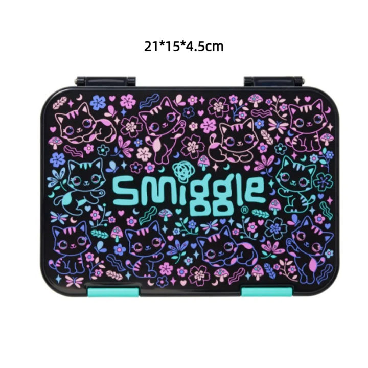 Portable Smiggle Bento Lunch Box Marvel Spider-Man Mine Craft Sonic ...