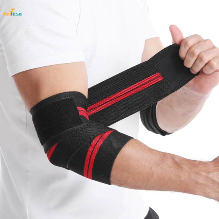 Elbow Wrap Weightlifting Elbow Support for Cross Training Men Women ...