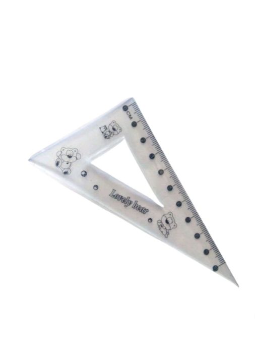 Triangulation(ත්‍රිකෝණමානය)/Ruler For Learning -01pcs | Daraz.lk