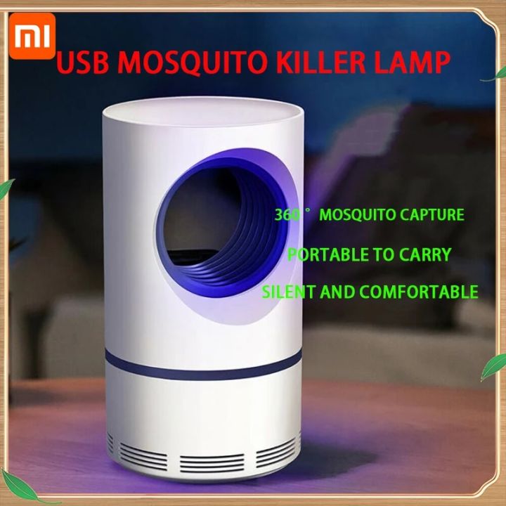 Xiaomi Electric Mosquito Repellent Trap LED Mute Ultraviolet Light Insect Biting Pests Control ...