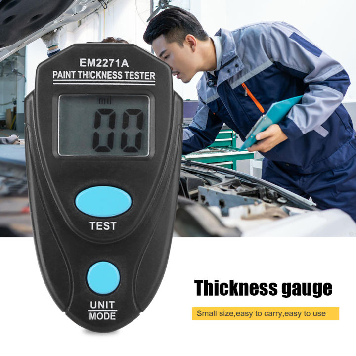 【41702198】Digital Mini Thickness Car Paint Film Tester Coating Meter ...