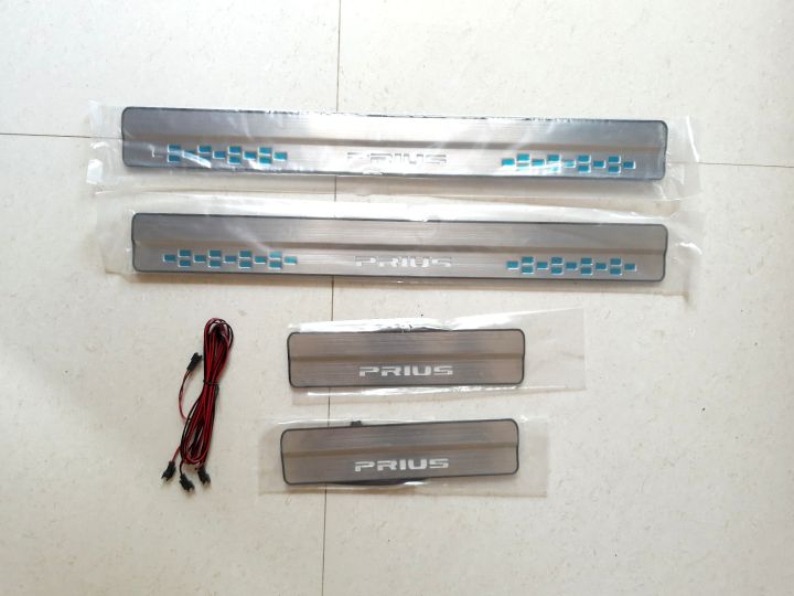 Prius 2016 4th Gen Blue ED Scuff plate | Daraz.lk