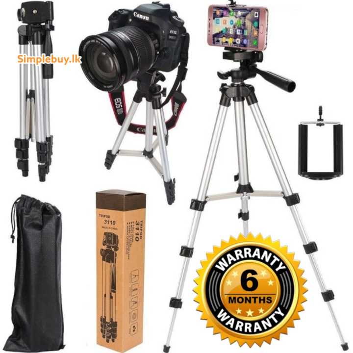 Tripod 3110/20 – Mobile Tripod Camera Stand with Phone Holder Clip ...