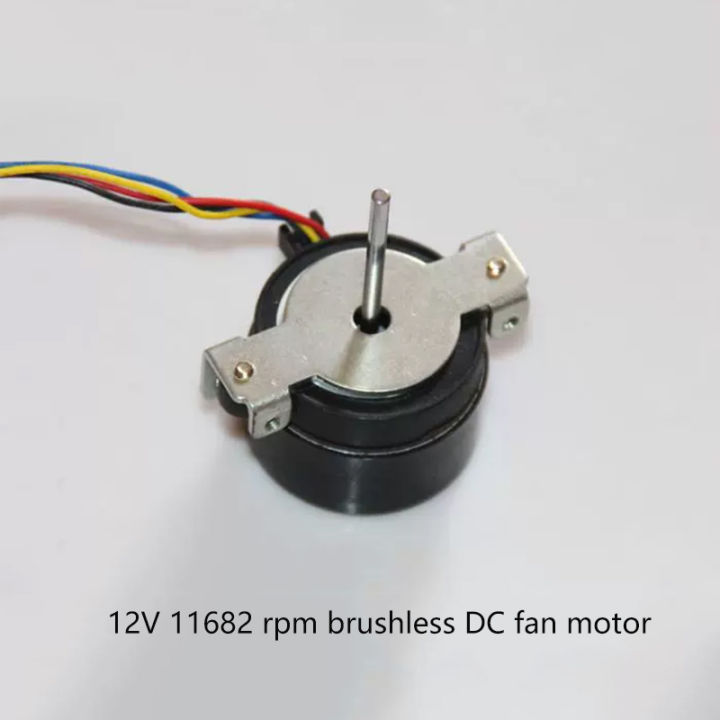 Dc 12v Four Wire Brushless Mini Dc Motor Fan Motor Ultra Quiet Long ...