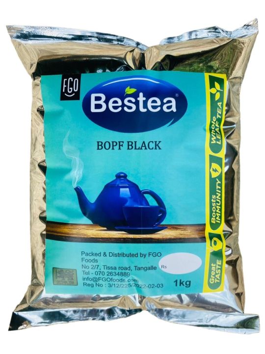 BOPF Tea 1kg bag export quality Bestea Beverages products by FGO Foods ...