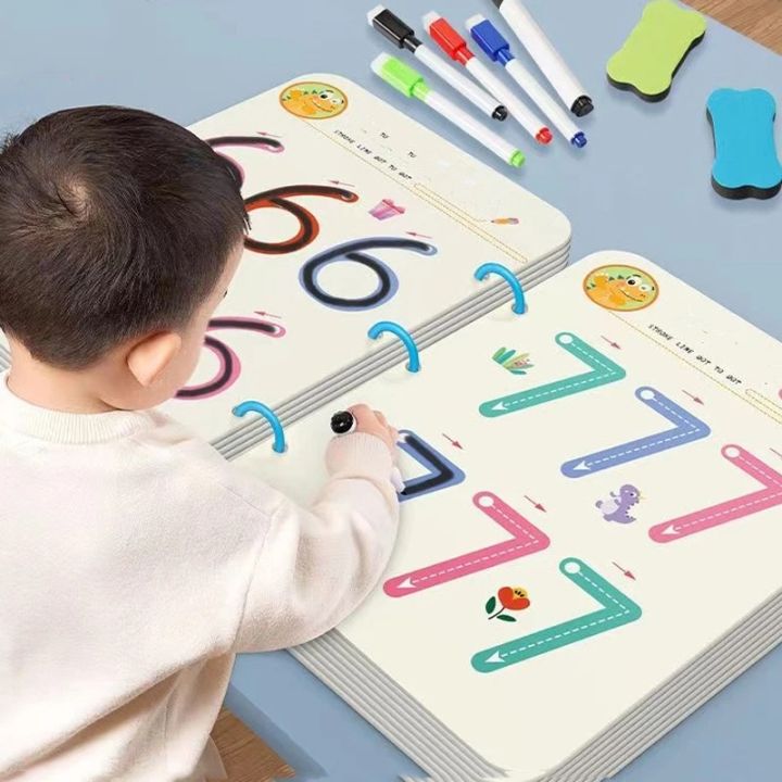 【HOT】 Magical Tracing Workbook Montessori Pen Control Training Book ...