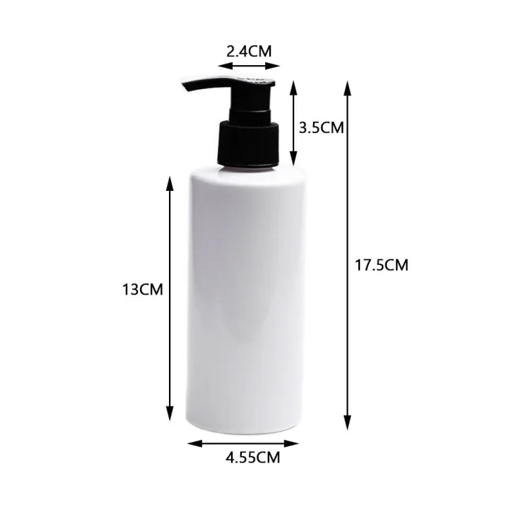 200ml Plastic pump dispenser bottles Hygienic Pet Refillable bottles ...