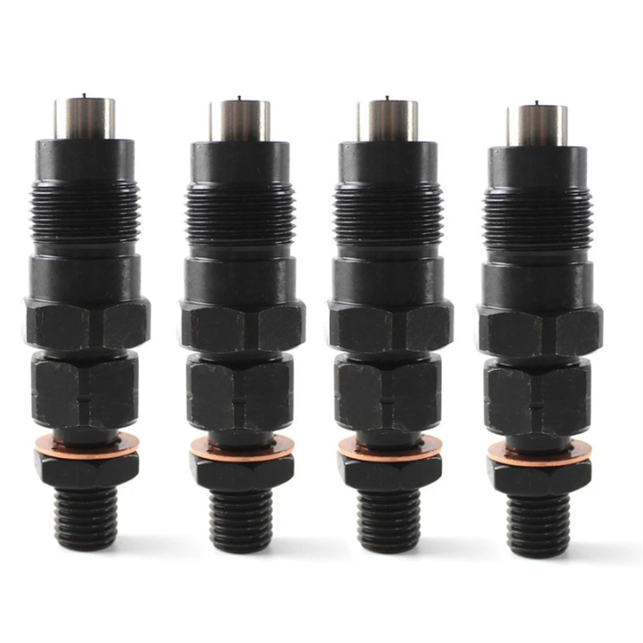 4PCS Black Fuel Injector Metal Fuel Injector for Mitsubishi Delica ...