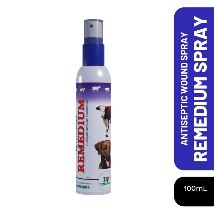 Remedium Antibiotic Wound Spray for All animals - 100ml | Daraz.lk