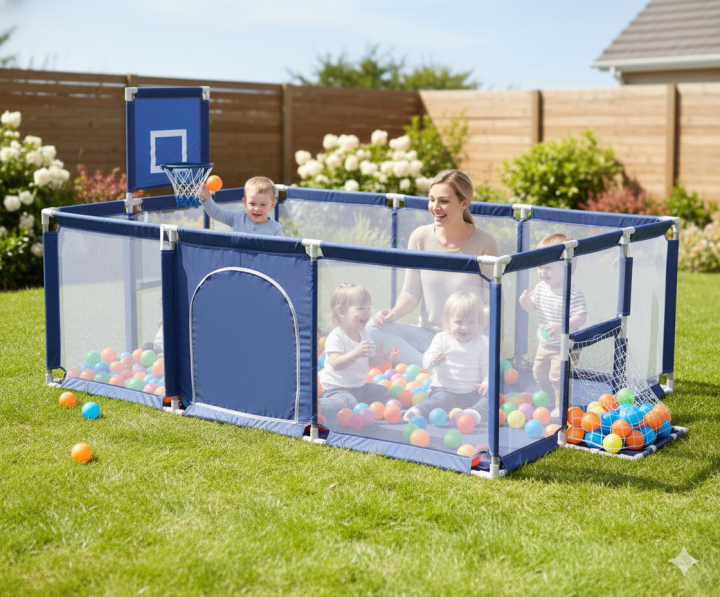 Extra Large Baby Playpen - Playpen for Babies and Toddlers, Play Pen ...