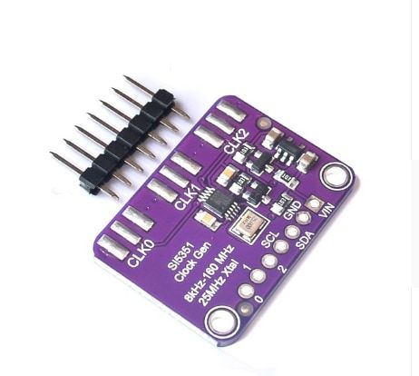 【Hannah Martin Official Store】DC 3V-5V 5351 Si5351 I2C Clock Generator Breakout Board Module ...