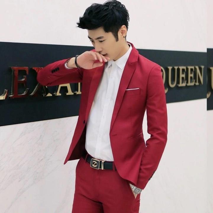 2023New Professional Slim Fit Small Suit Men's Suit Single Blouse ...