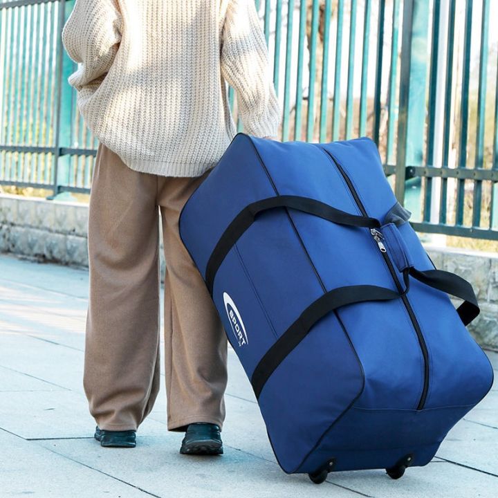 Quilt Working Bag Super Light and Large Capacity Wheeled Student Air ...
