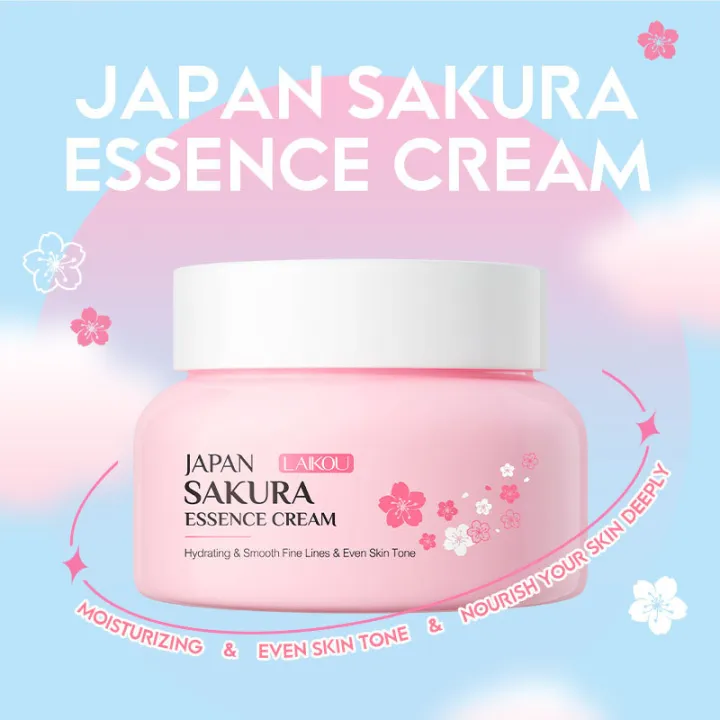 LAIKOU Japan Sakura Essence Cream Cherry Blossom Facial Cream ...