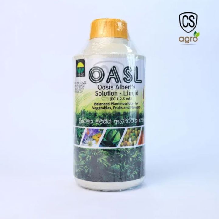 Oasis Albert Solution Liquid Home Gardening Micro Nutrient Fertilizer ...