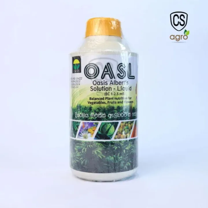 Oasis Albert Solution Liquid Home Gardening Micro Nutrient Fertilizer ...