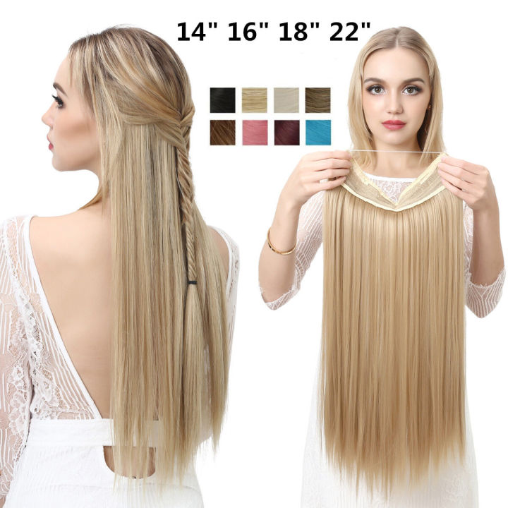 Relax dayhair extension human hair washable long Straight Hair ...