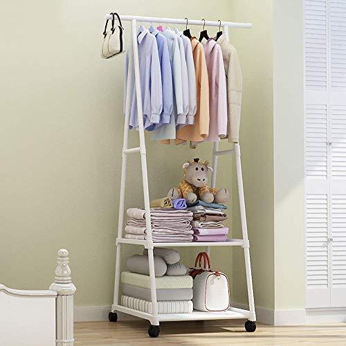 A Shape White Garment Stand Multipurpose Metal Coat Hanger Clothes Rack ...