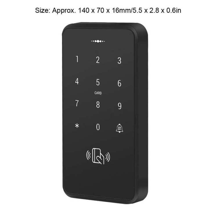 Keypad Door Entry RFID 125KHz WG26/34 Access Control Kit 3000 Users Password Card Opener | Daraz.lk