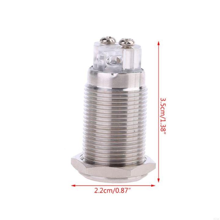 97QC for DC 12V Piezo Buzzer Alarm Emergency Sound Stainless Steel Easy ...