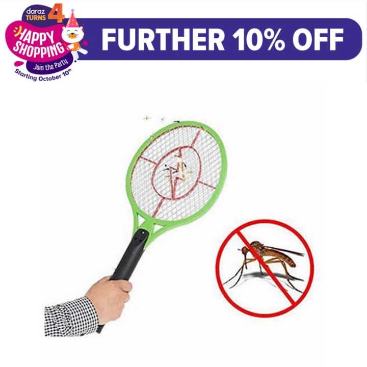 Electronic Rechargeable Mosquito Bat Racket | Daraz.lk